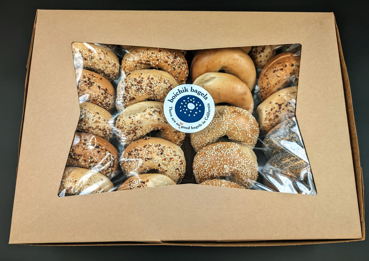 Bagel Box with Spreads – Boichik Bagels